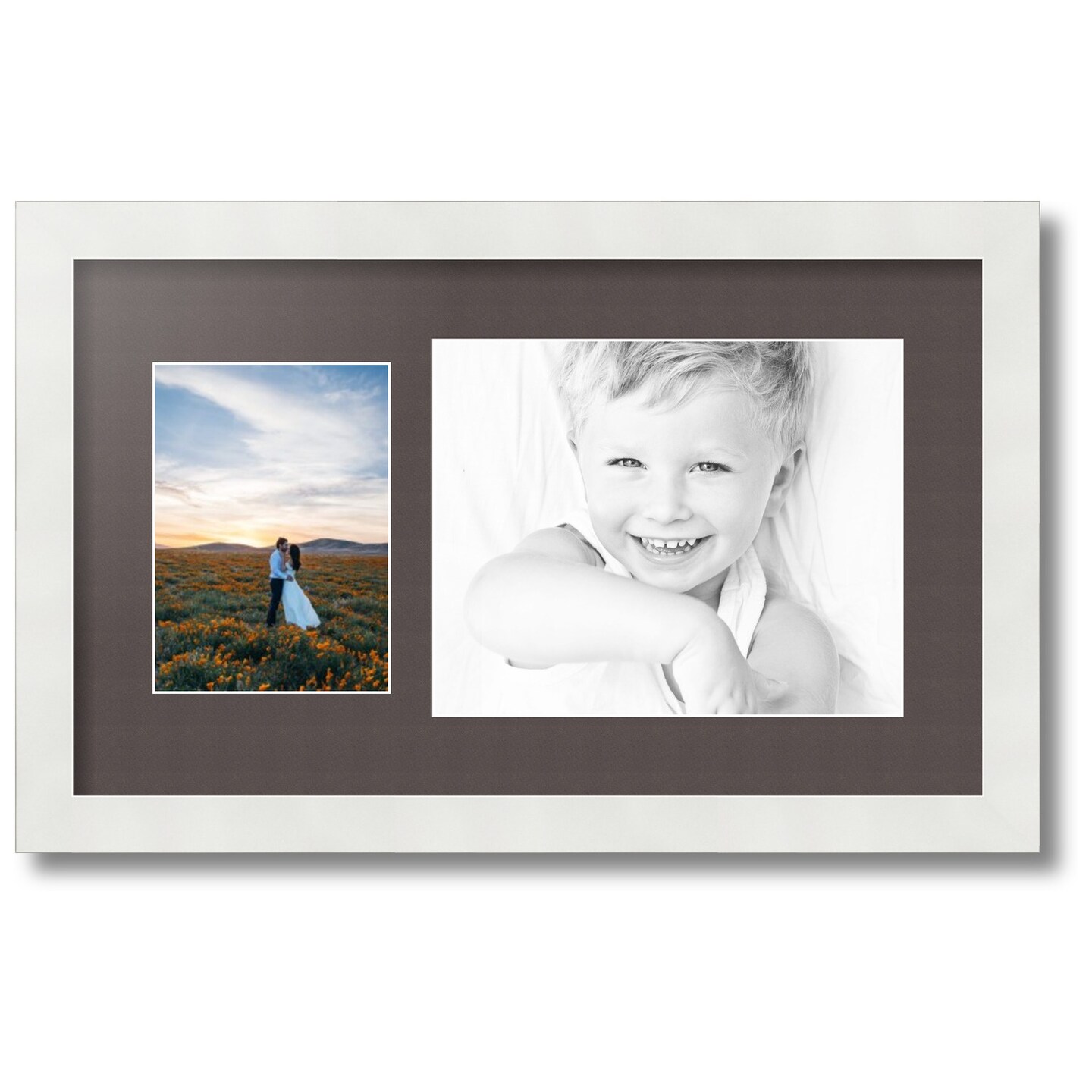 ArtToFrames Collage Photo Picture Frame with 1 - 5x7, 8x10 inch ...