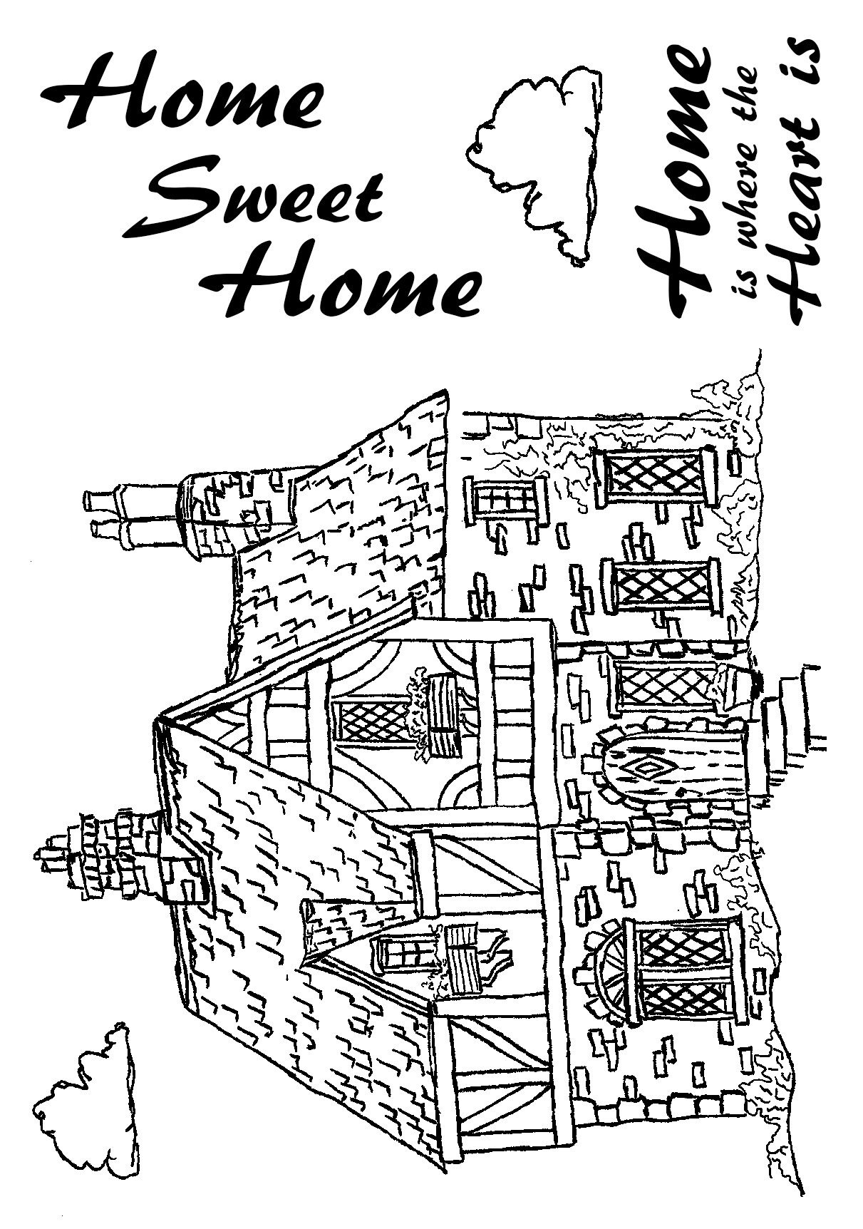 The Card Hut Clear Stamps 6"X4" By Dennis Lewan-003 Tudor House | Michaels