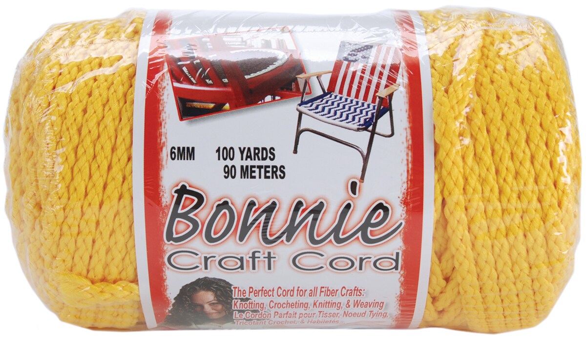 Pepperell Bonnie Macrame Craft Cord 6mmX100yd-Sunshine Yellow | Michaels