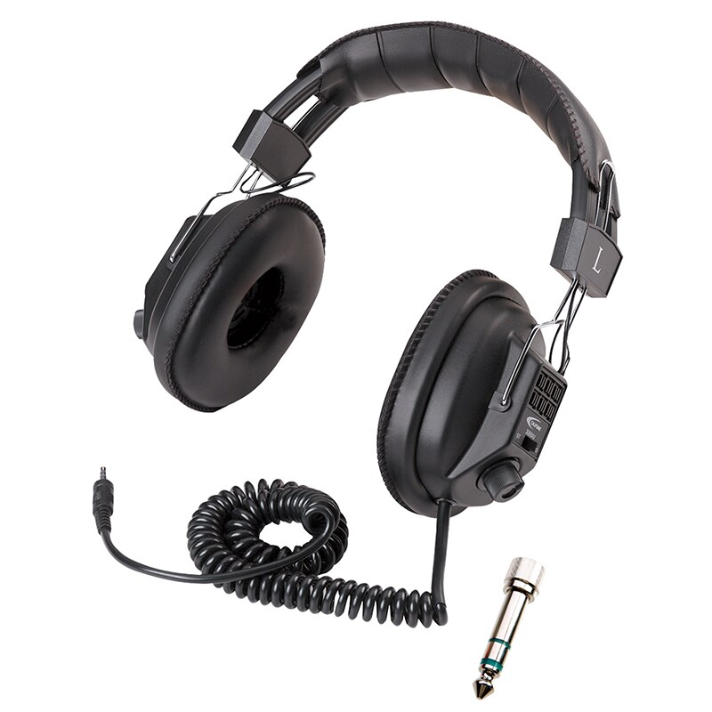 Switchable Stereo/Mono Headphone, with 3.5mm plug and 1/4" adapter ...