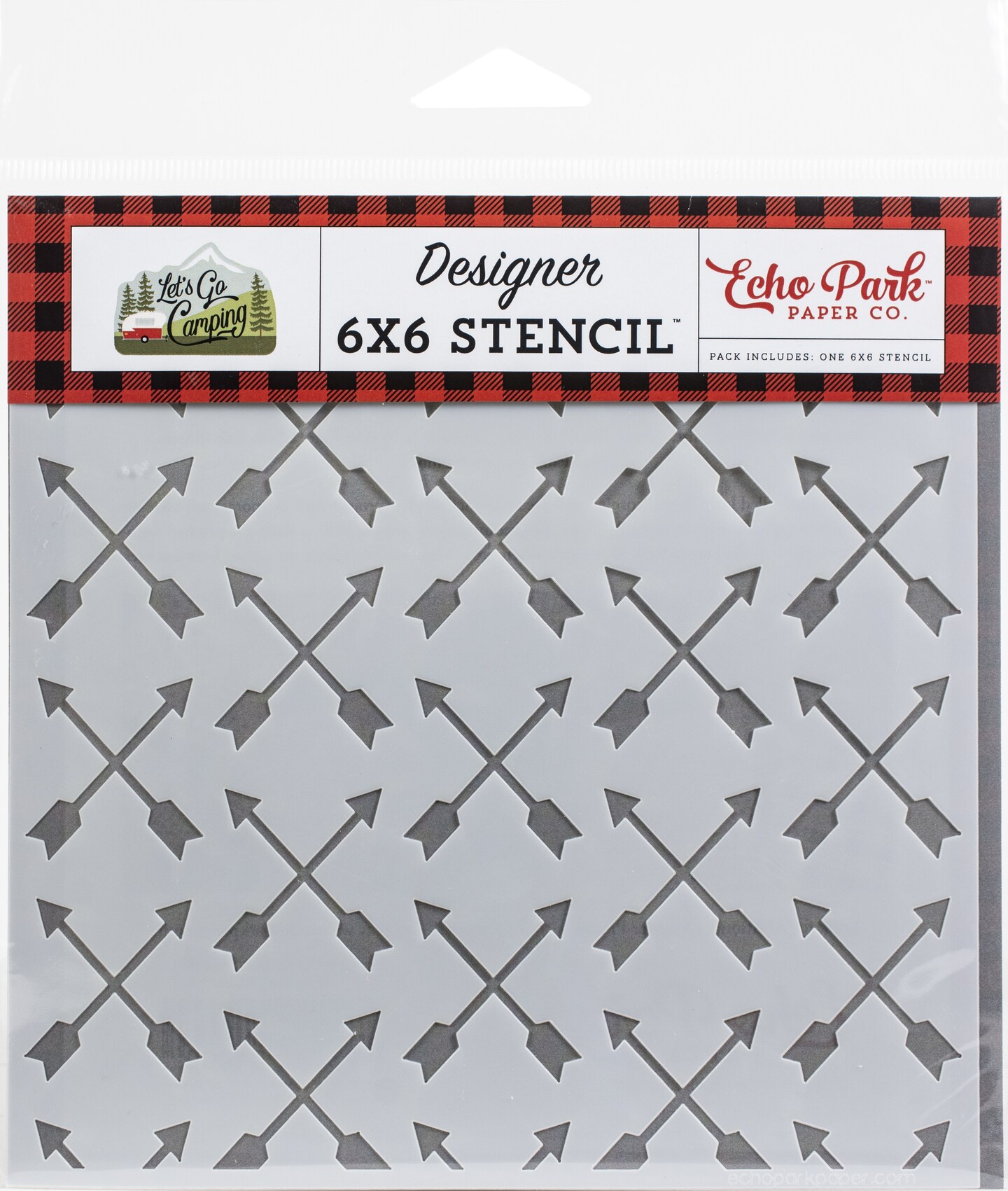 Echo Park Stencil 6"X6"-Shooting Arrows | Michaels
