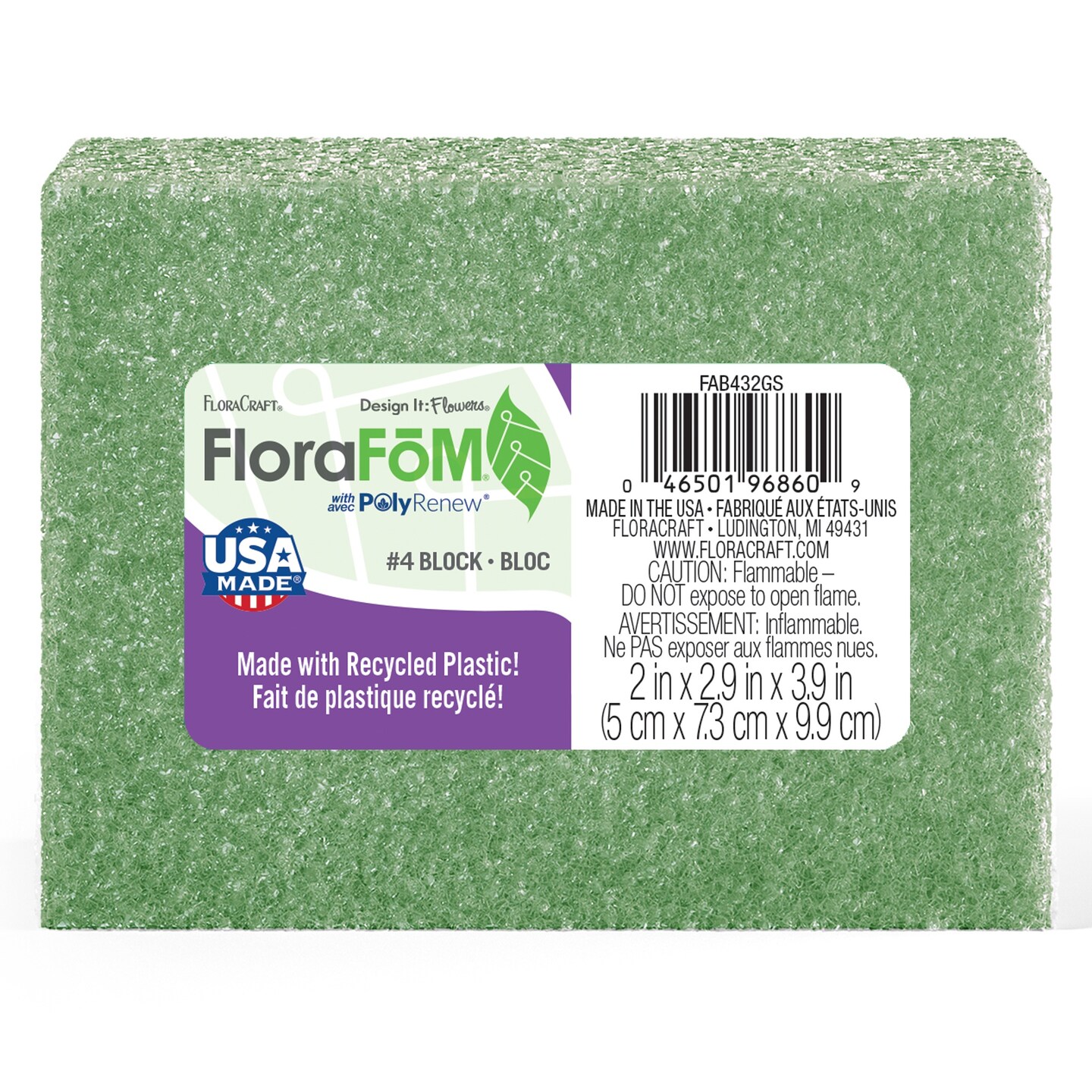 FloraCraft FloraFoM Block-2"X2.9"X3.9" | Michaels
