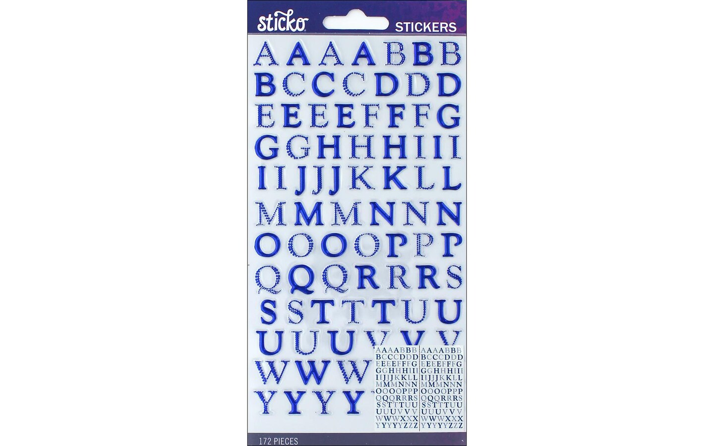 EK Sticko Sticker Alpha Emb Goudy Sm Blue Foil | Michaels