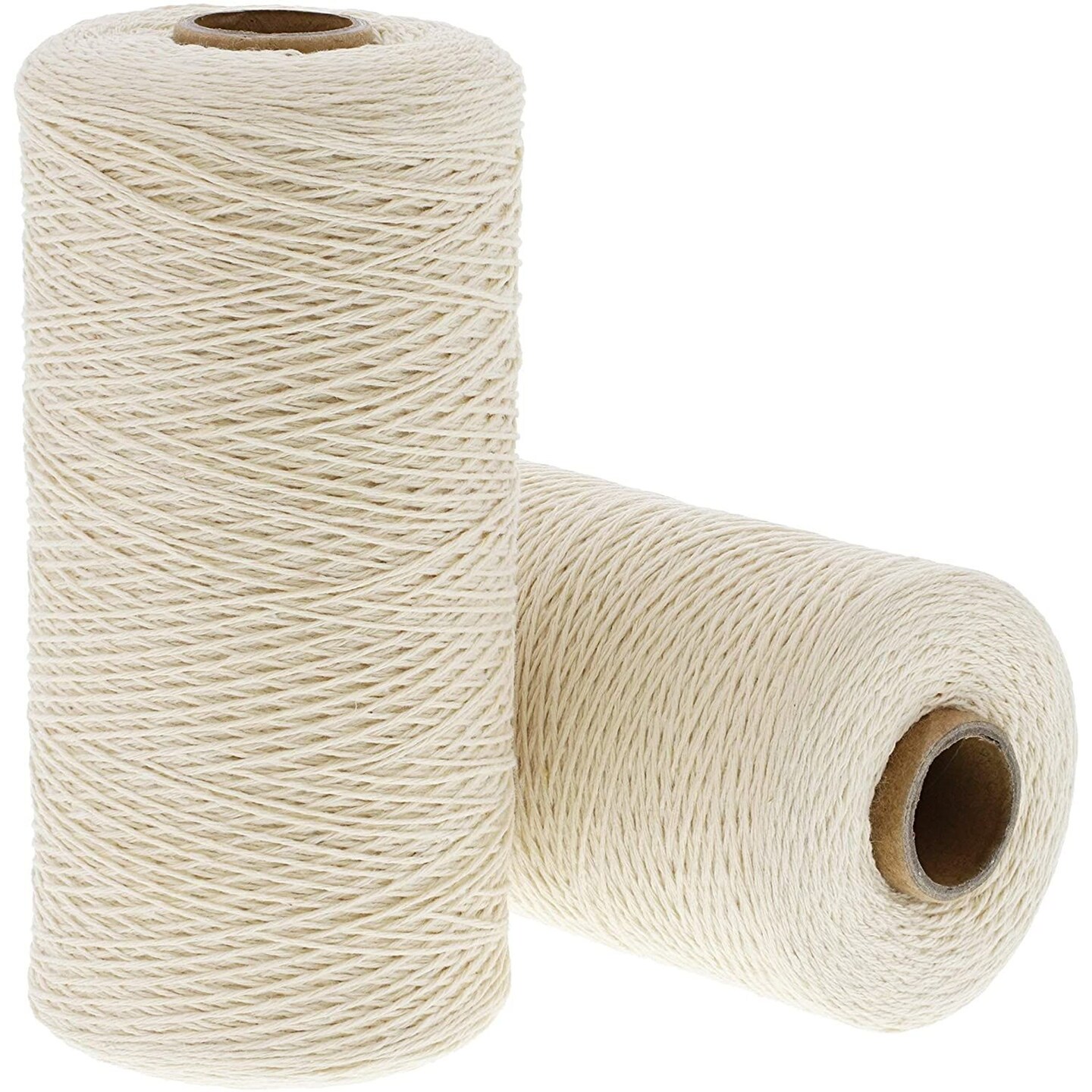 2 Pack Ivory Cotton Loom Warm Thread Rolls, 800 Yards Each, Color ...