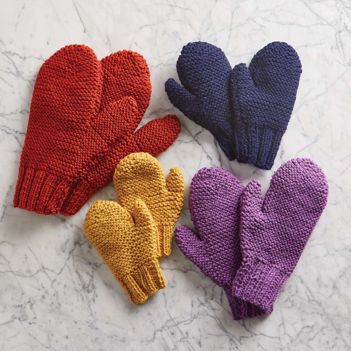 Herrschners Easy Family Mittens Yarn Kit | Michaels