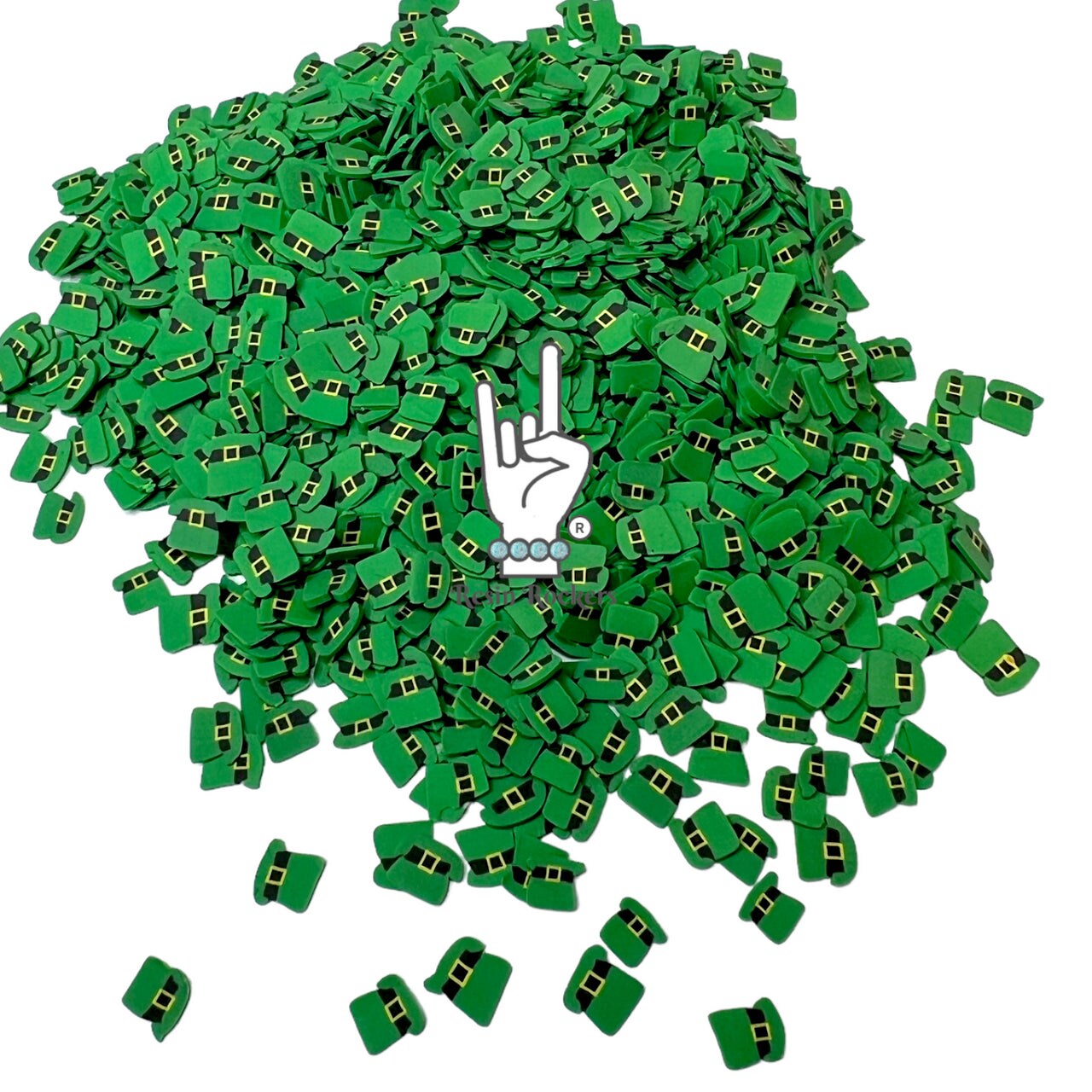 St. Patty's Leprechaun Hat Polymer Clay Pieces for Epoxy and UV Resin ...