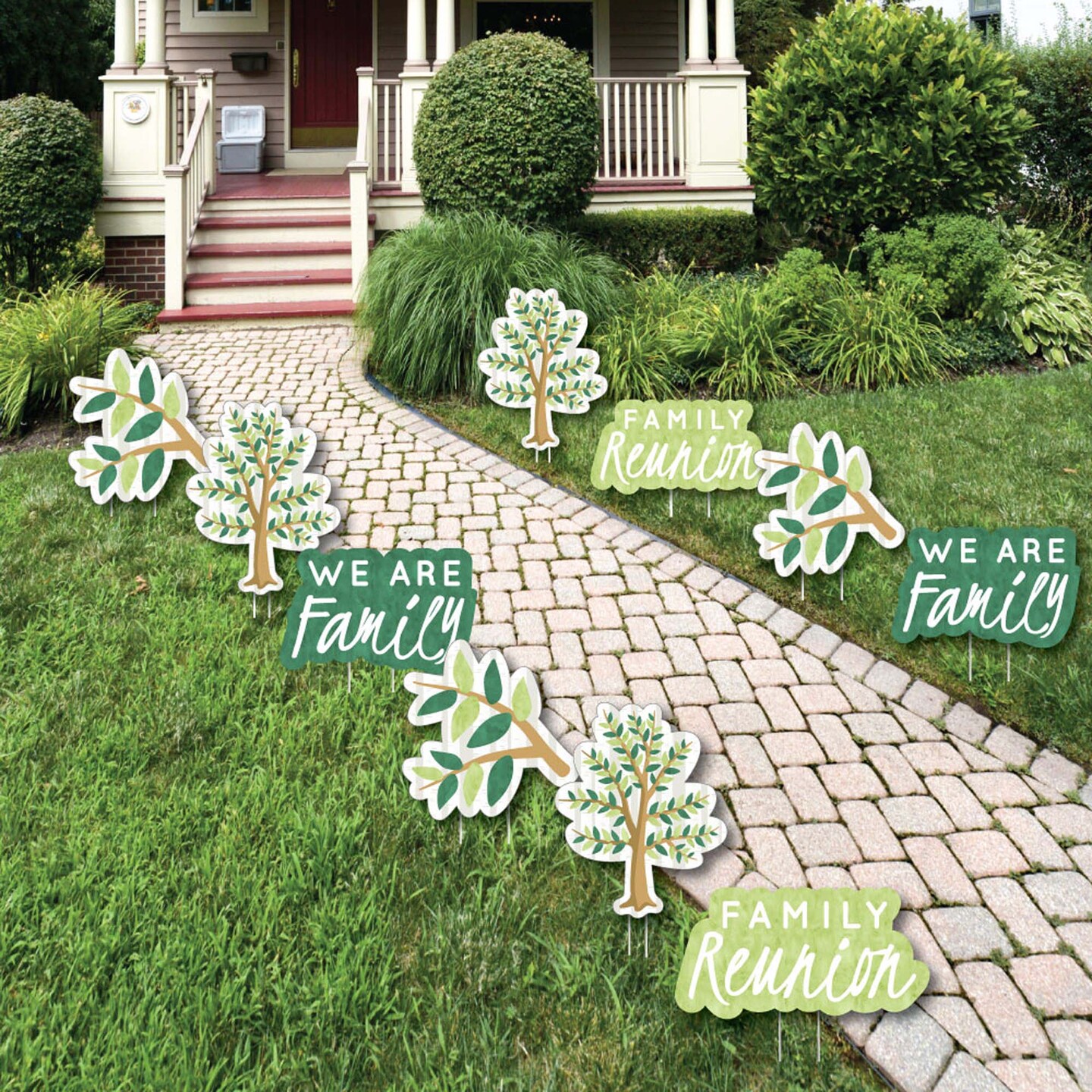 Big Dot Of Happiness Family Tree Reunion Family Tree Lawn Decorations