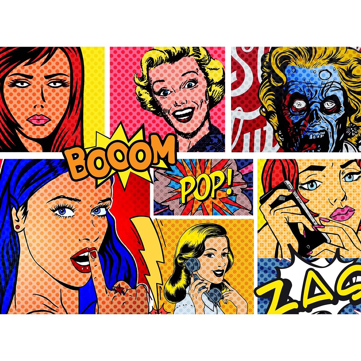 Puzzle Magic Pop Art, 500 pc Jigsaw Puzzle | Michaels