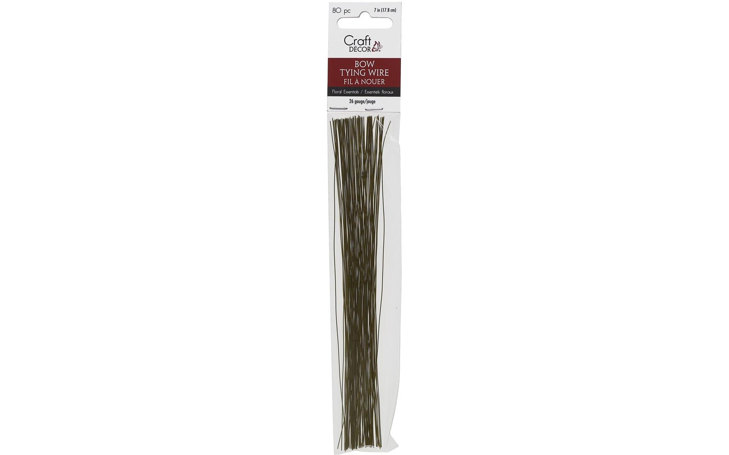 Multicraft Bow Tying Wire 7" 26g 80pc Gold | Michaels