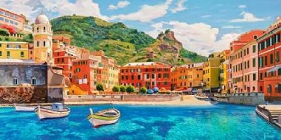 Vernazza nel sole Poster Print by Adriano Galasso - Item # VARPDX2AD3479 | Michaels