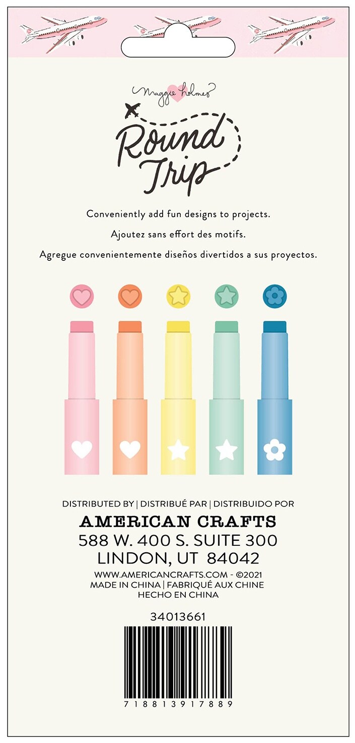 Maggie Holmes Round Trip Stamp Markers 5/Pkg- | Michaels