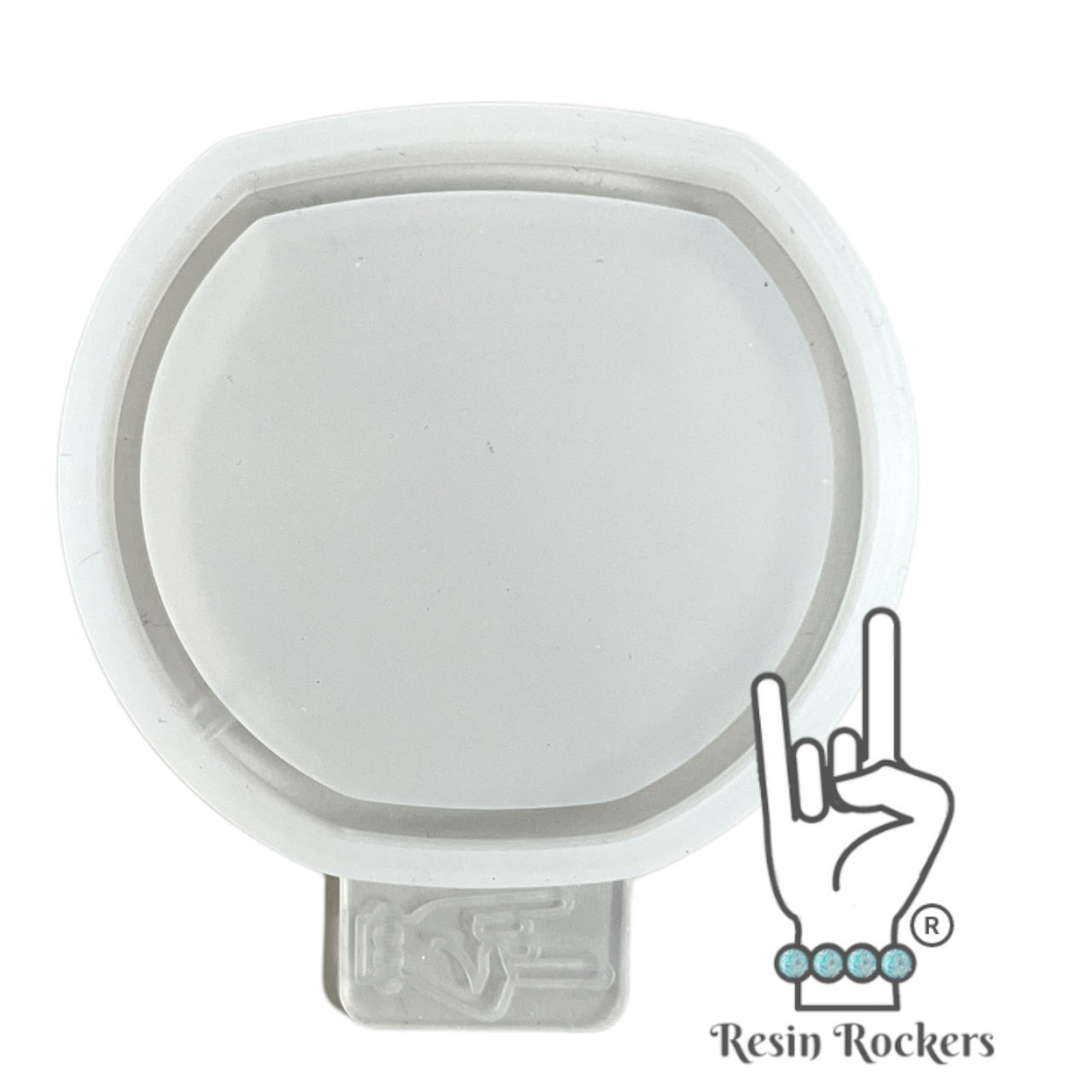 UV Safe Fish Bowl Shaker Badge Reel or Phone Grip Shaker Silicone Mold ...