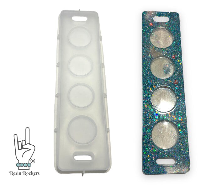Shot Glass Flight Tray Silicone Mold for Epoxy Resin Art | Michaels