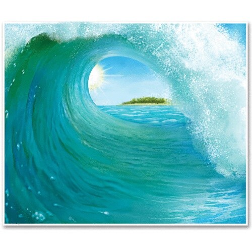 Surf Wave Insta Mural | Michaels