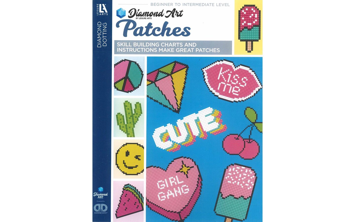 DIAMOND ART BY LEISURE ARTS Patches Painting Chart and Idea Diamond Dotting Book | Michaels