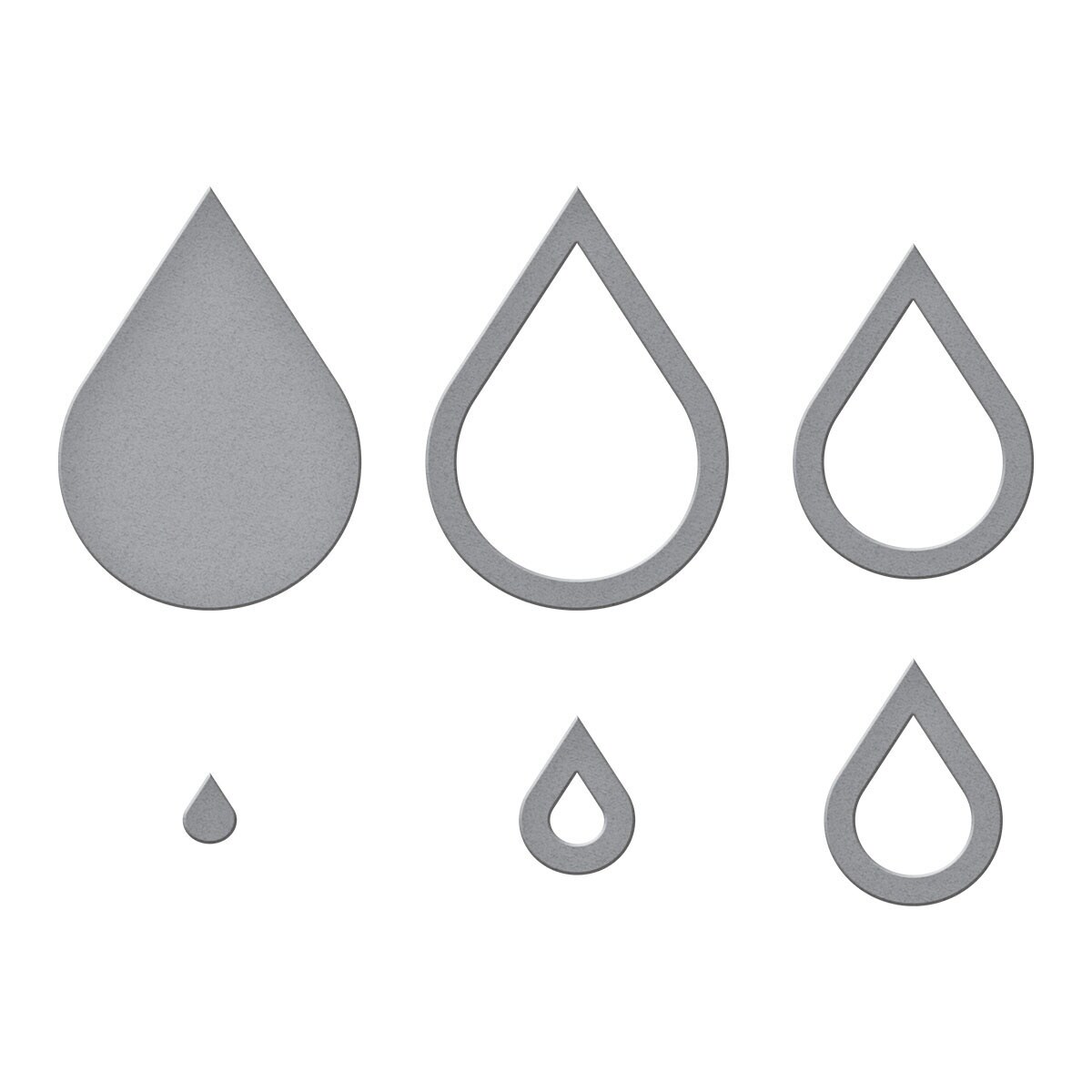 Spellbinders Etched Dies-Mini Drops - Color Block | Michaels