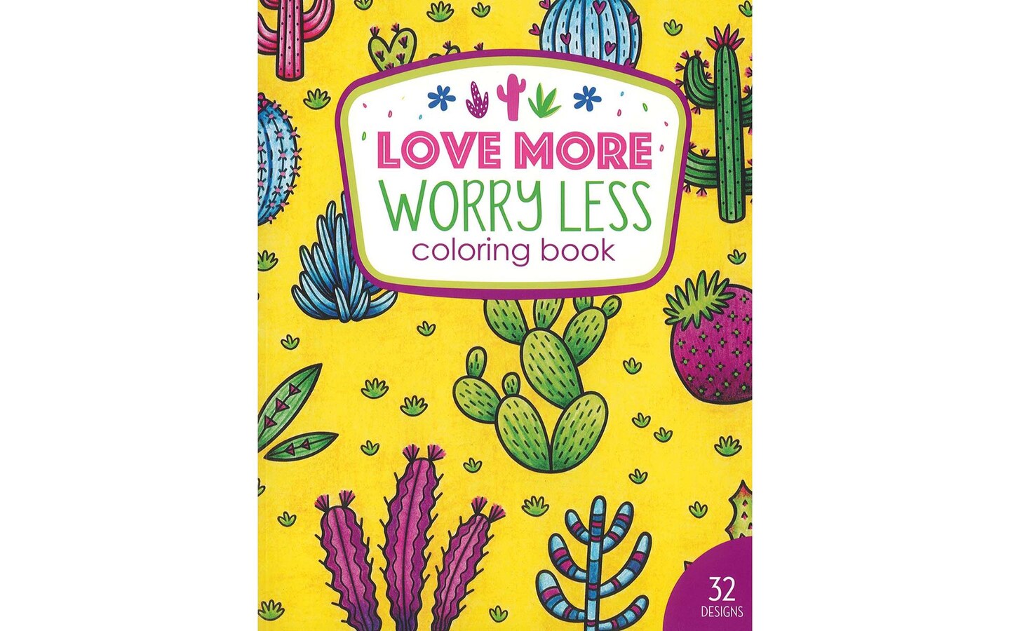 Leisure Arts Love More Worry Less Coloring Book | Michaels