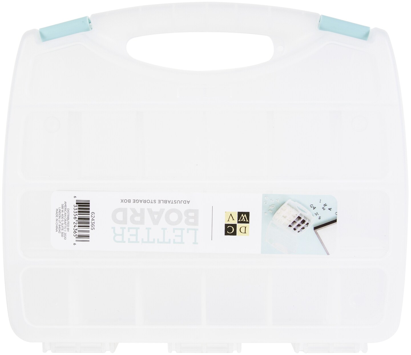 DCWV Letter Storage Divider Box 7"X11.5" | Michaels