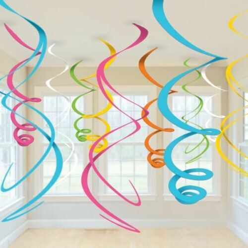 Multi-Colored Plastic Swirl Decorations | Michaels