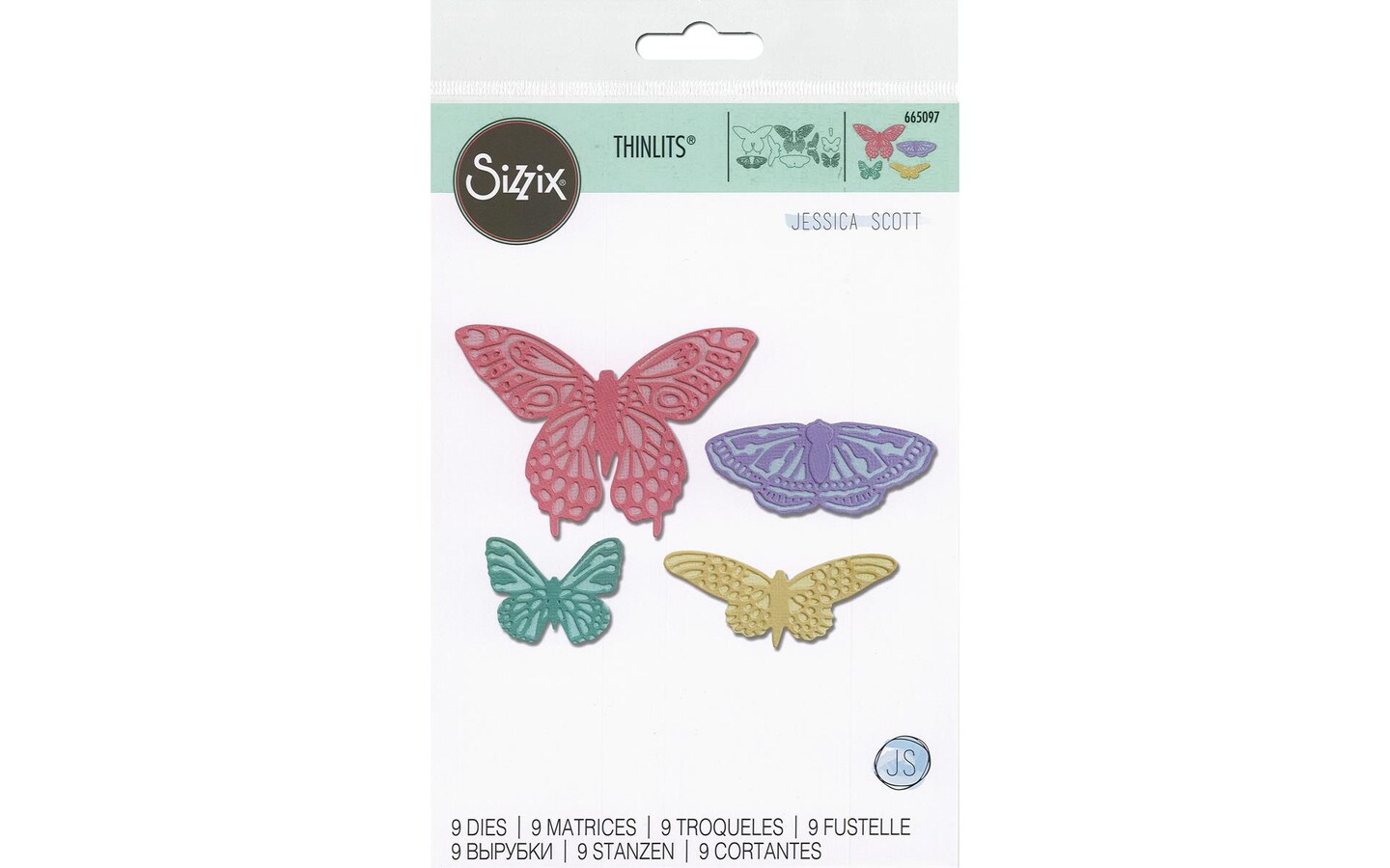 Sizzix JScott Thinlits Die Flutter On By | Michaels