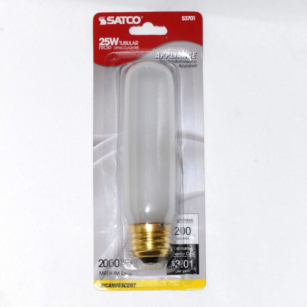 Satco S3701 25W 120V T10 Frosted E26 Medium Base Incandescent light ... Satco S3701 25W 120V T10 Frosted E26 Medium Base Incandescent light ...