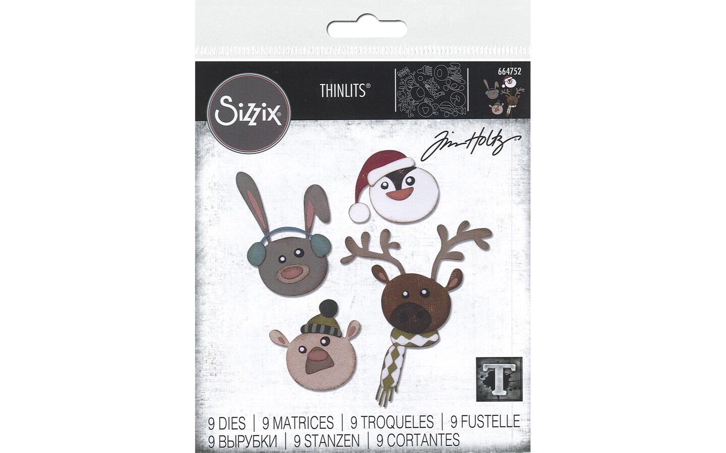 Sizzix THoltz Thinlits Die Winter Critters | Michaels