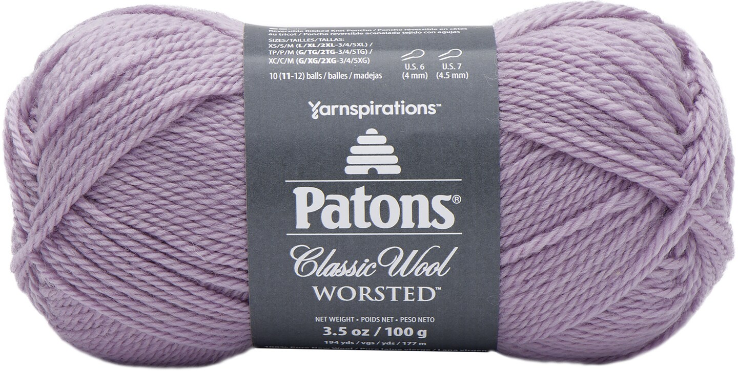 Patons Classic Wool Yarn-Soft Orchid | Michaels