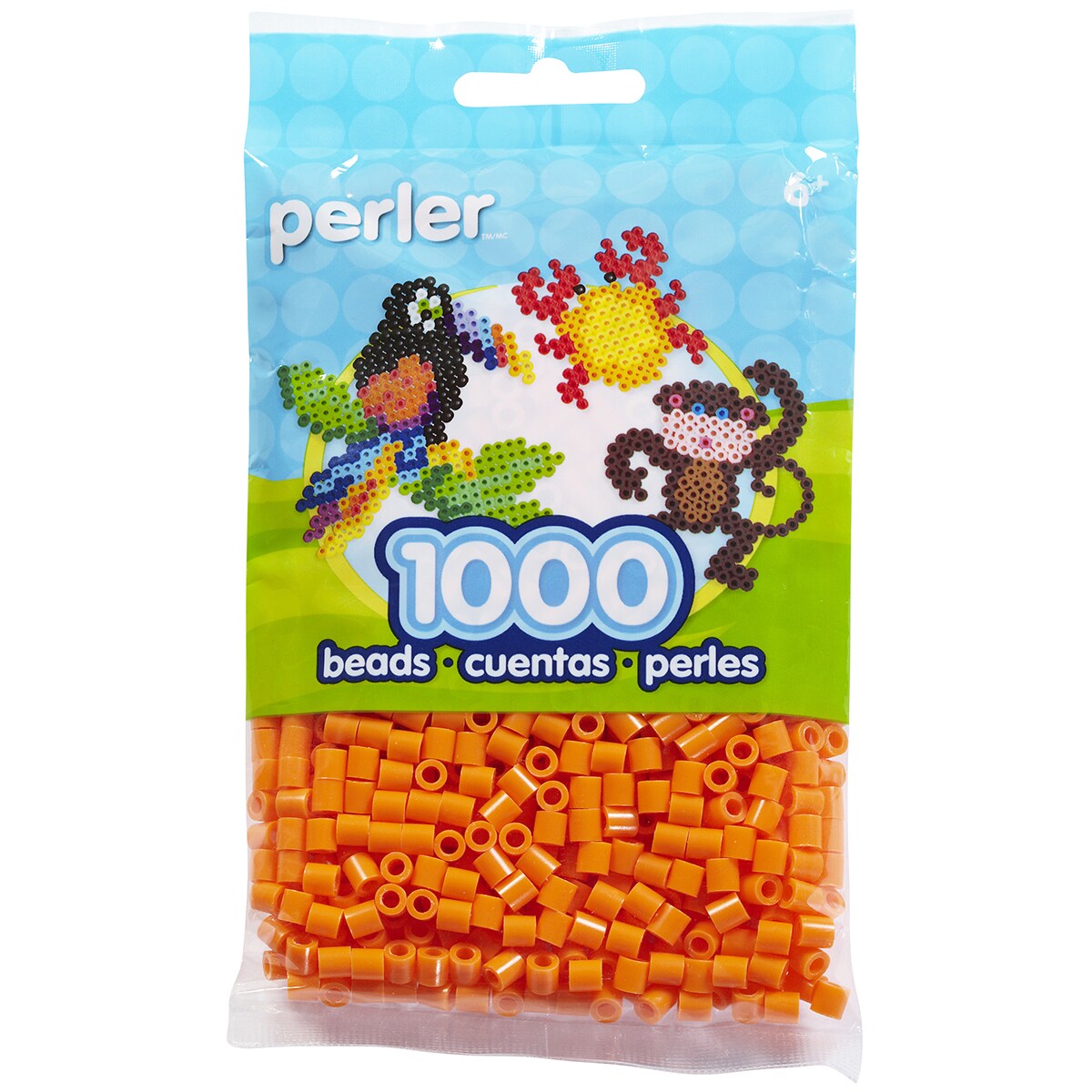 Perler Beads 1,000/Pkg-Orange | Michaels