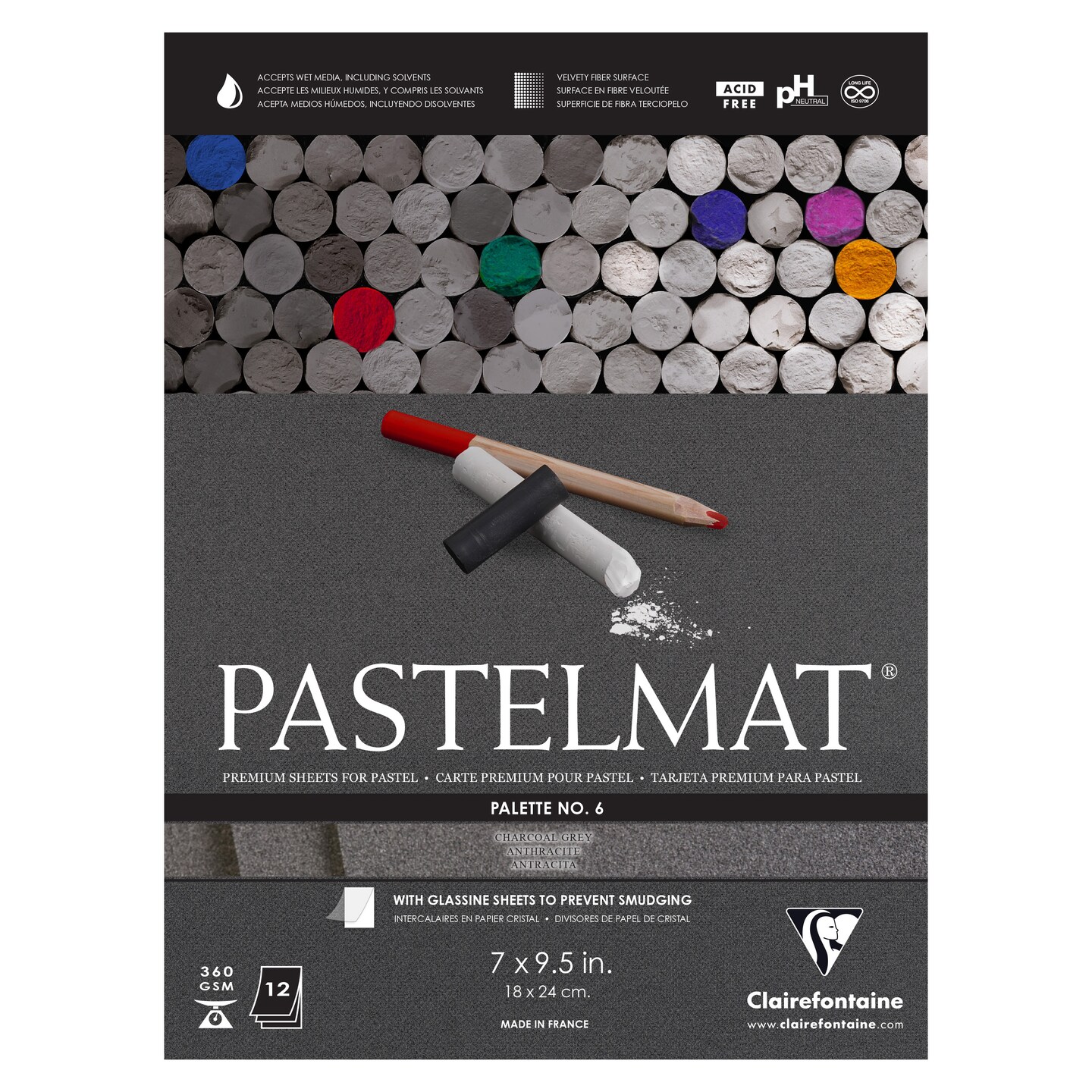Clairefontaine Premium Pastelmat Pad, 7" x 9.5", PL6 | Michaels
