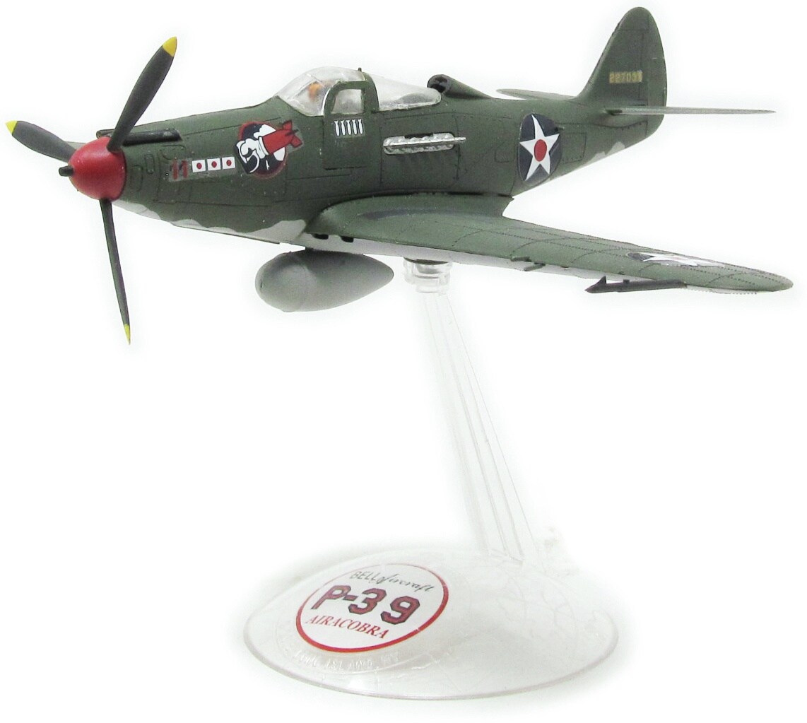 Atlantis Plastic Model Kit With Swivel Stand-P-39 Airacobra Shark Mouth ...