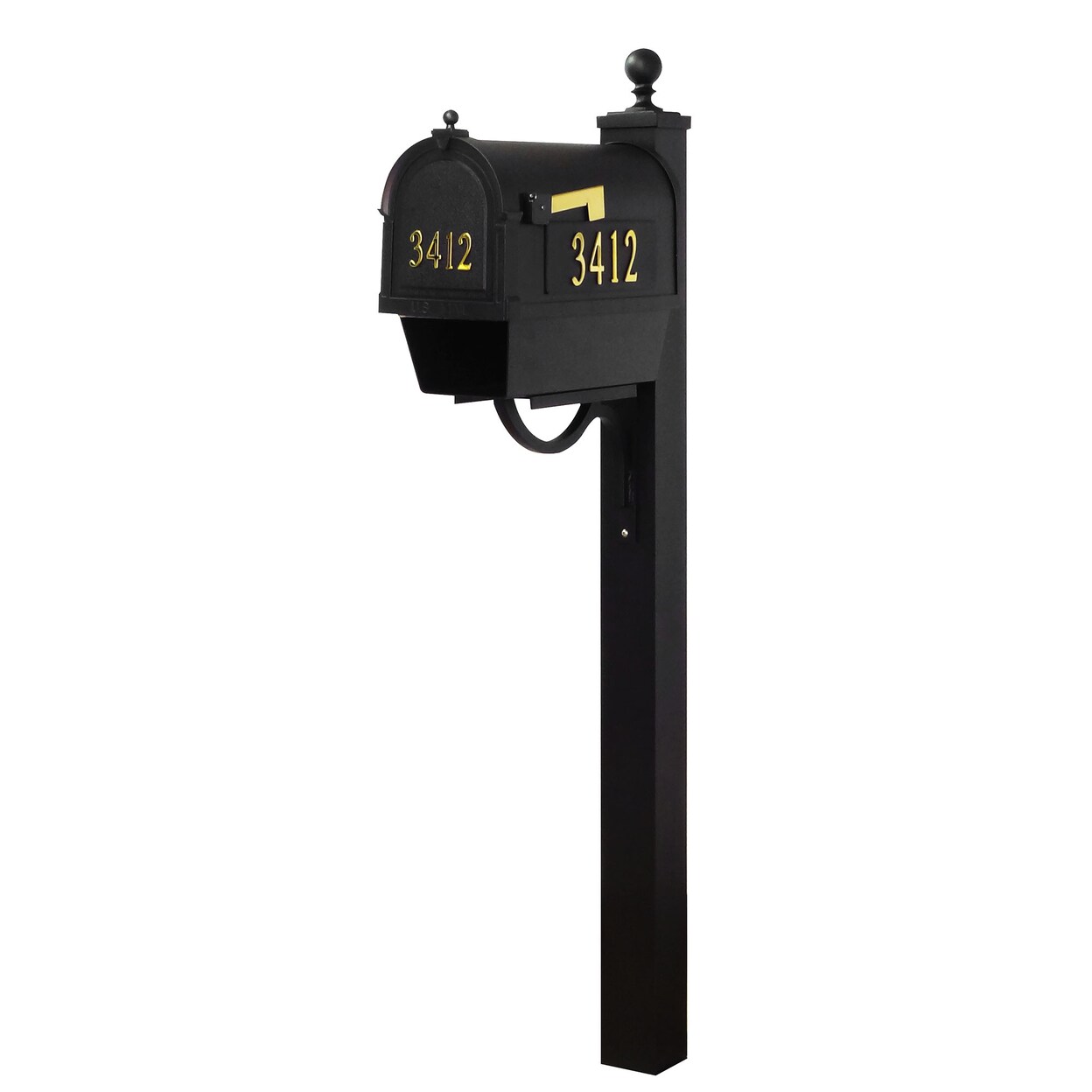 Special Lite Products Berkshire Curbside Mailbox with Front and Side ...