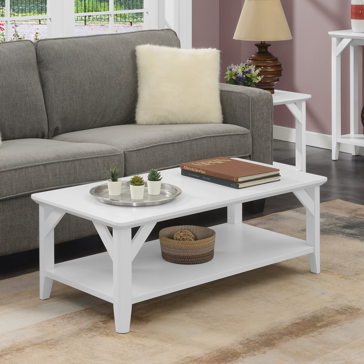 Convenience Concepts Winston Coffee Table with Shelf | Michaels