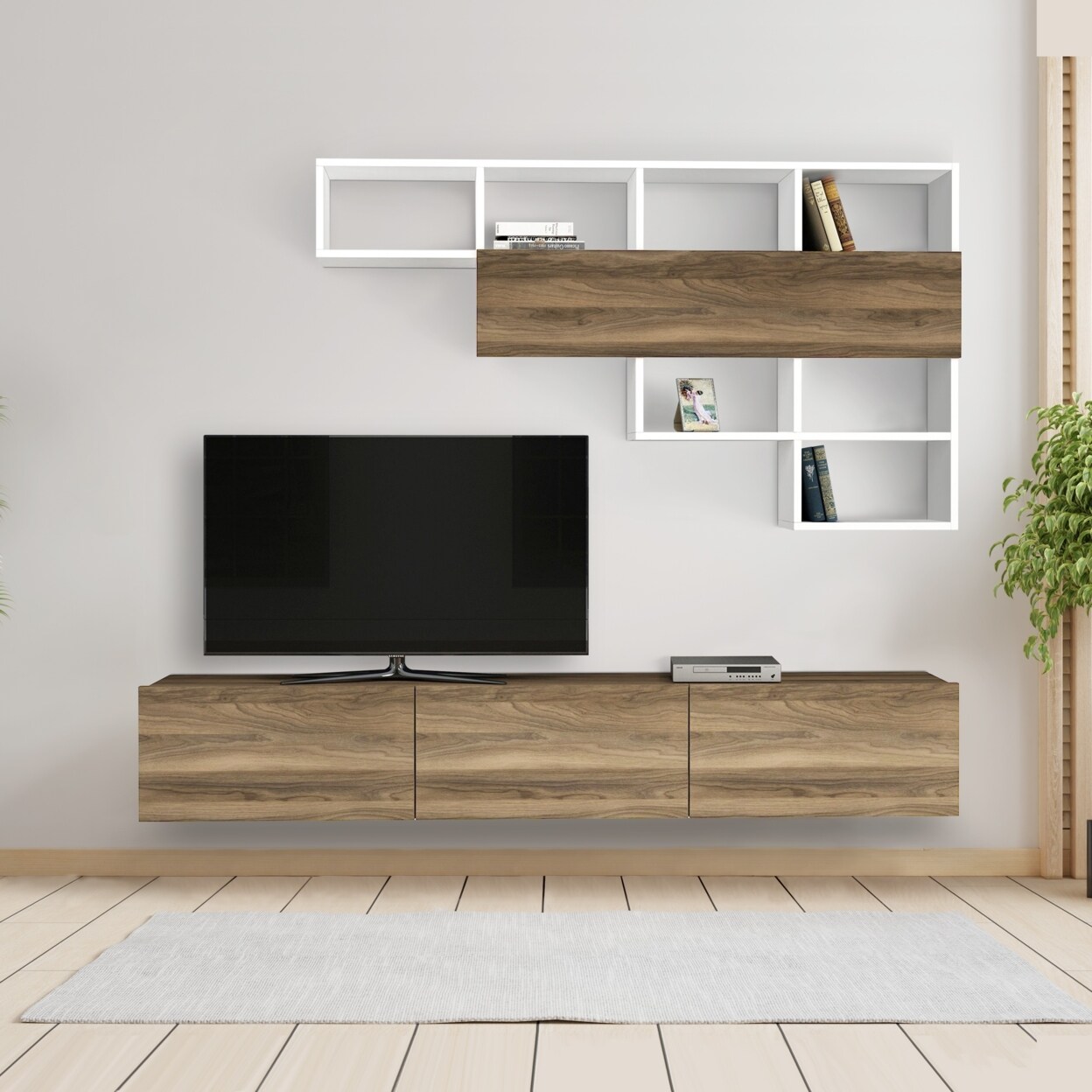 Wall mounted console shelf store
