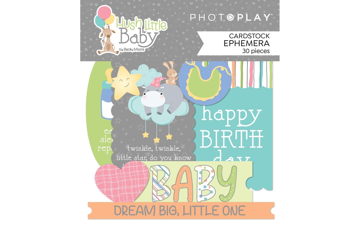 Photo Play Hush Little Baby Paper Ephemera | Michaels
