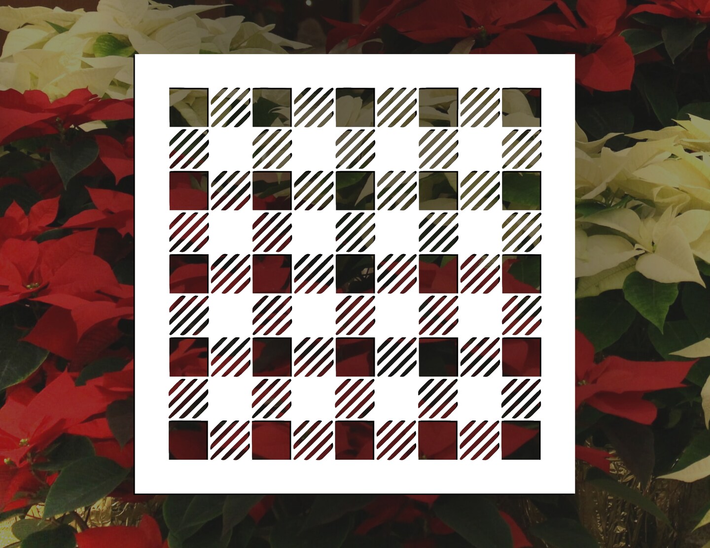 Buffalo Plaid Reusable Stencil (Many Sizes) | MakerPlace by Michaels