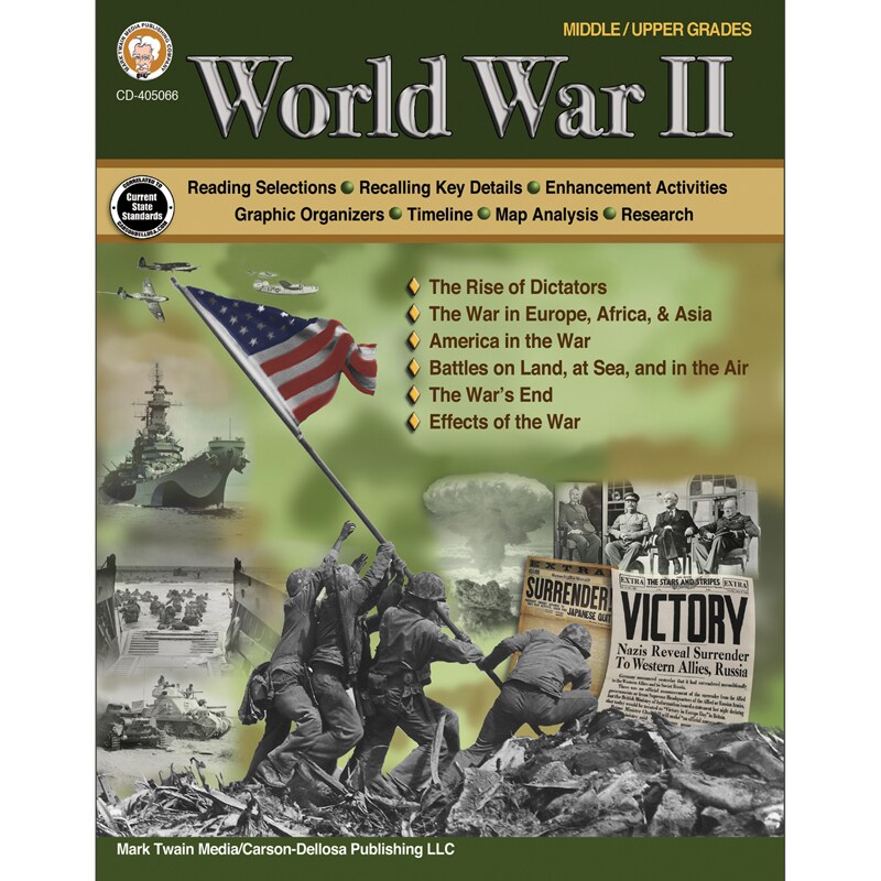 World War Ii Workbook, Grades 6-12, Count: 1, Model: 405066 | Michaels