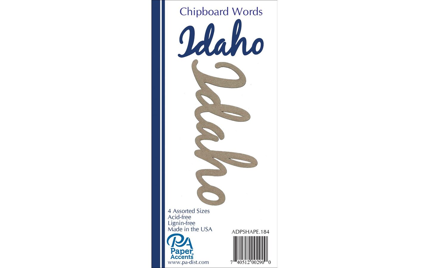 Chip Word 4pc Idaho Natural | Michaels