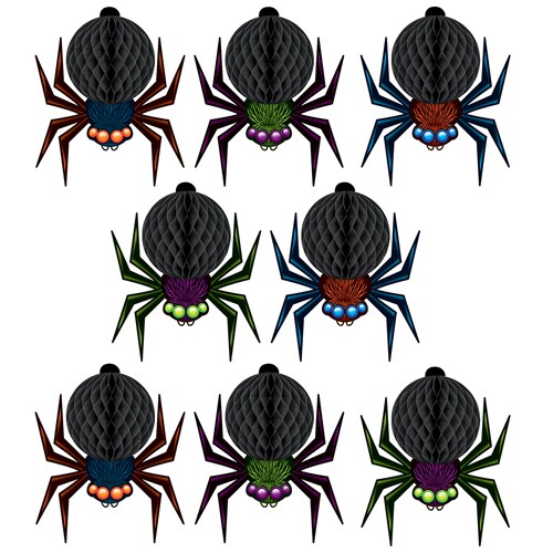 Mini Tissue Spiders Centerpieces | Michaels