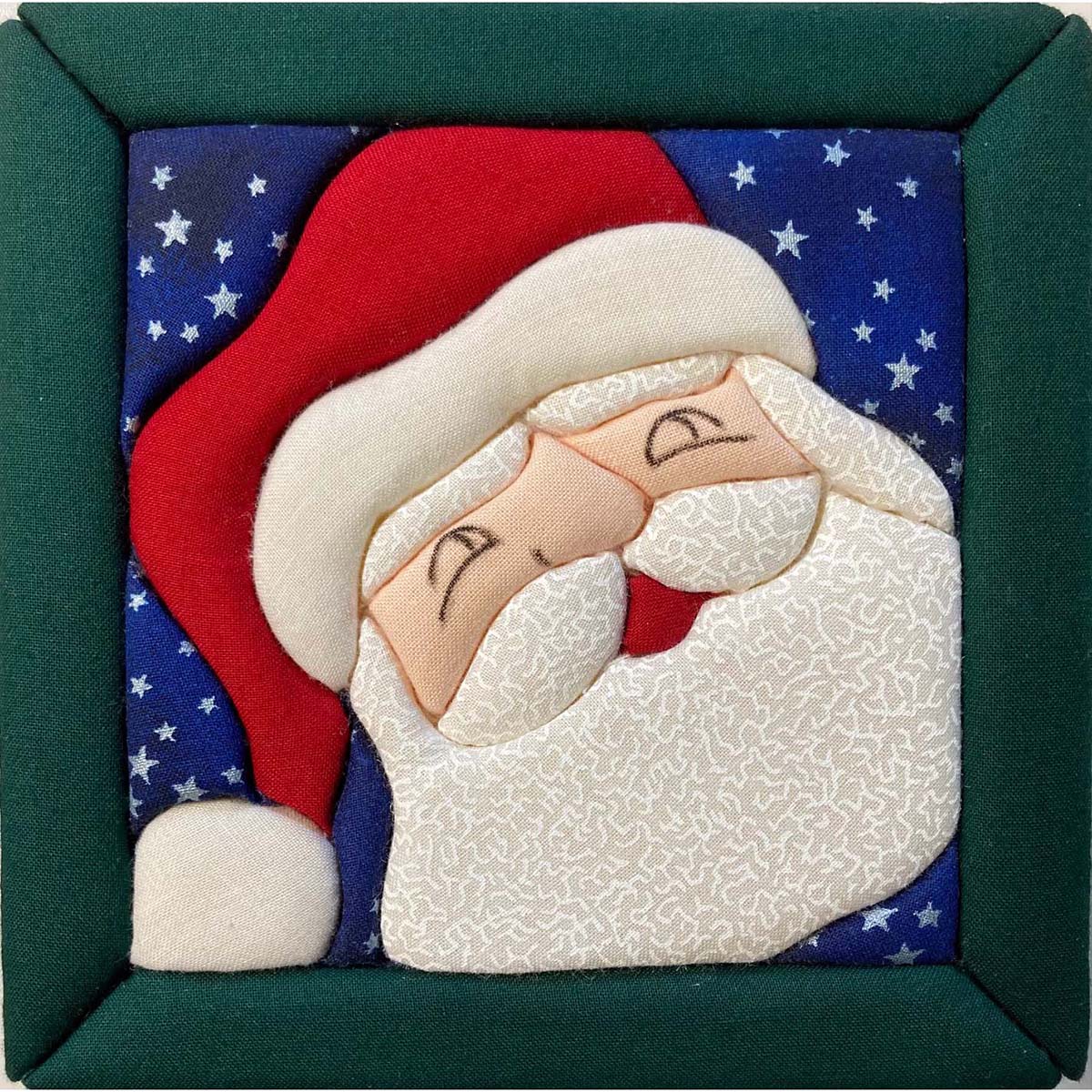 Quilt Magic Mini Santa No-Sew Quilt Kit | Michaels
