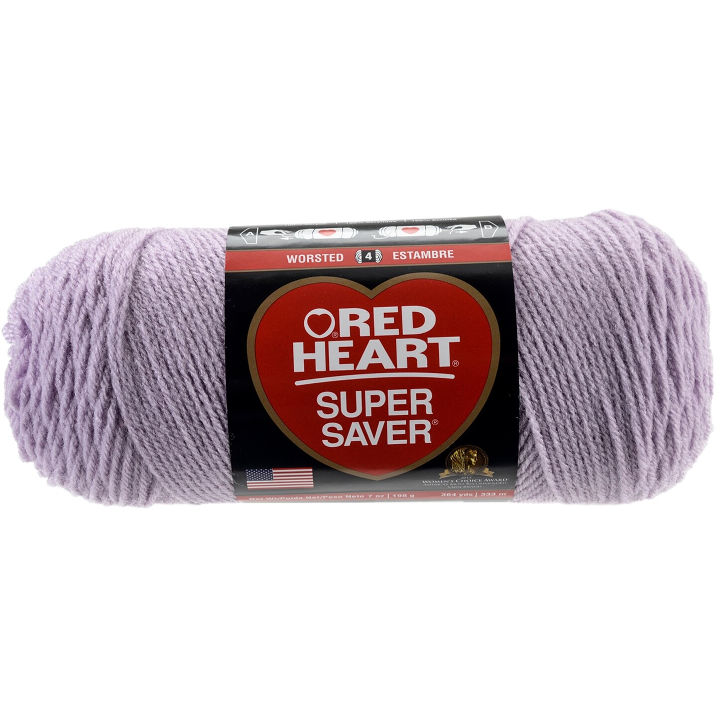 Multipack of 24 - Red Heart Super Saver Yarn-Pale Plum | Michaels