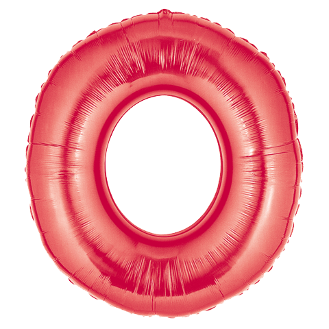 Megaloon Number Zero Red Balloon | Michaels