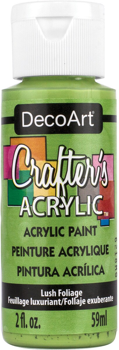 DecoArt Crafter's Acrylic All-Purpose Paint 2oz-Lush Foliage | Michaels