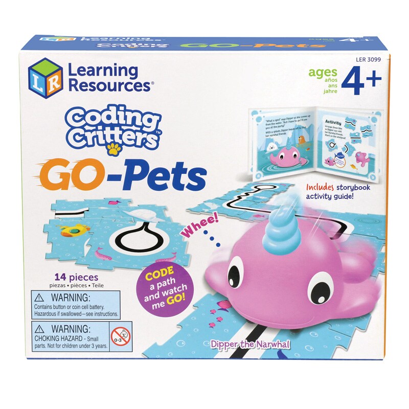 Coding Critters™ Go-Pets, Dipper The Narwhal | Michaels