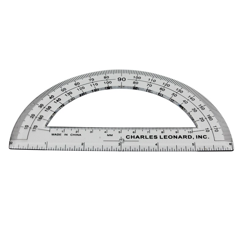 Protractor Plastic, 6-Inch | Michaels