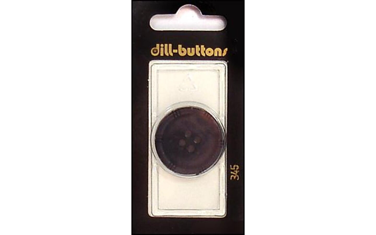 Dill Buttons 28mm 1pc 4 Hole Black | Michaels