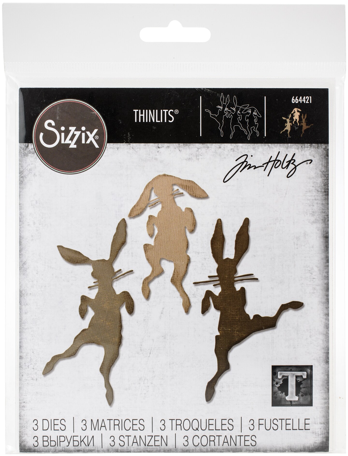 Sizzix Thinlits Dies By Tim Holtz-Bunny Hop | Michaels