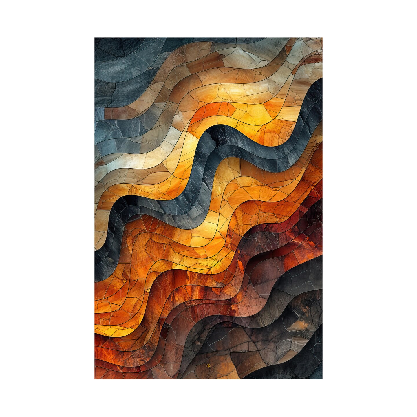 Modern Abstract Art, Office Poster, Home Decor | S18A11 | MakerPlace by ...