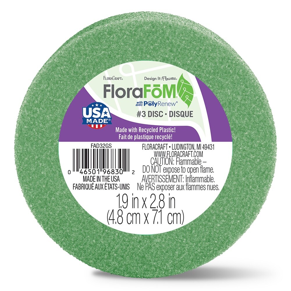 FloraCraft FloraFoM Disc-1.9"X2.8" | Michaels