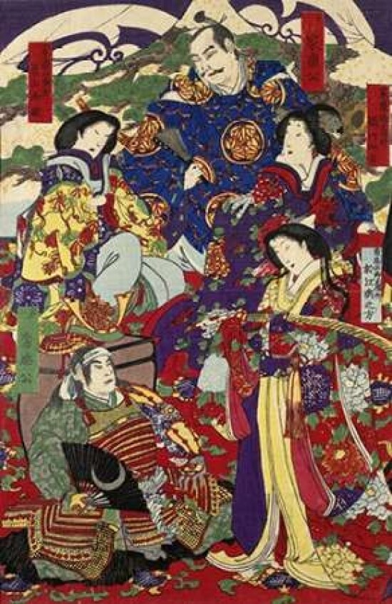 Tokugawa Ieyasu and Tokugawa Hidetada Poster Print by Unknown - Item ...