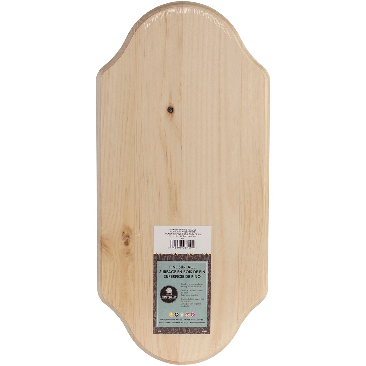 Walnut Hollow Pine Innkeeper Signboard-9"X19"X.63" | Michaels